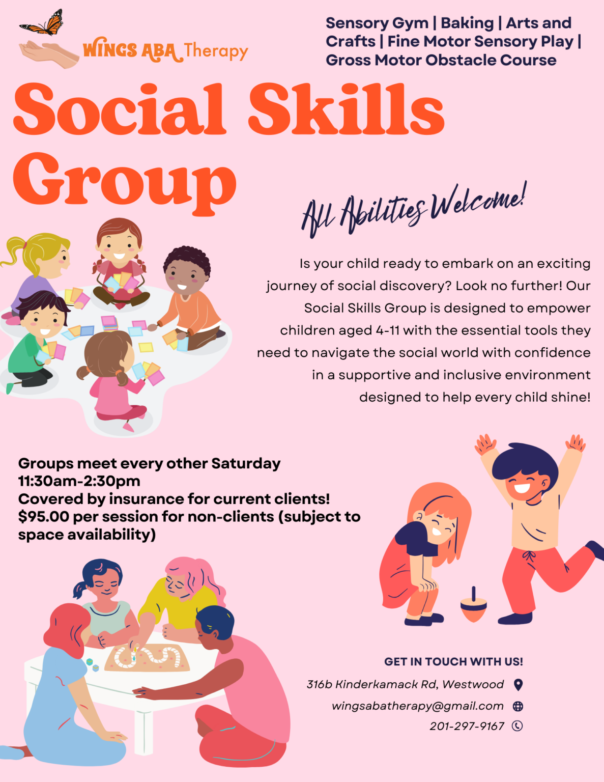 Social Skills Groups - WINGS ABA Therapy